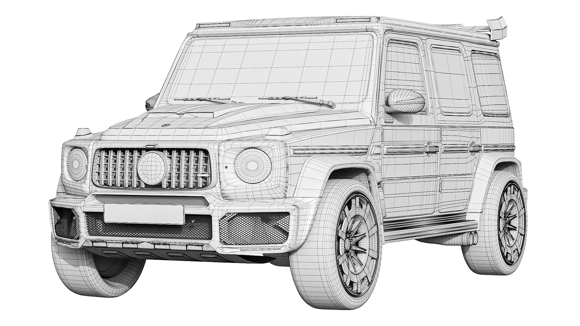 Brabus G900 Model - TurboSquid 2188077