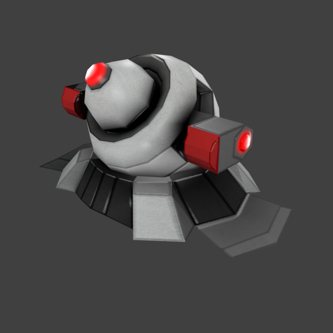 sci-fi turret 3ds