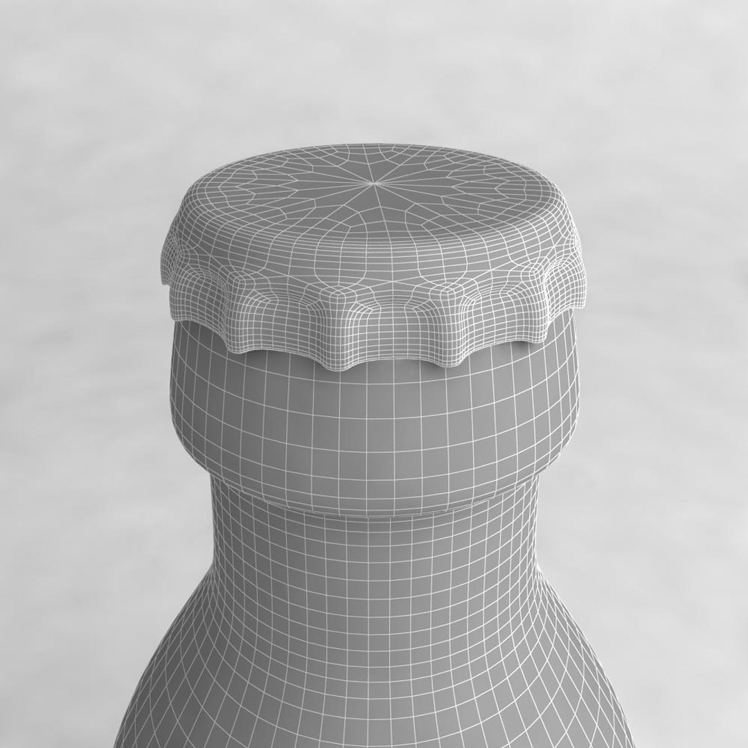 3D beer bottle model - TurboSquid 564304