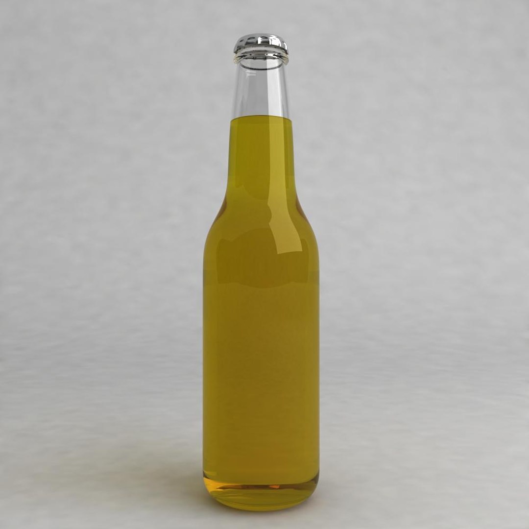 3D beer bottle model - TurboSquid 564304