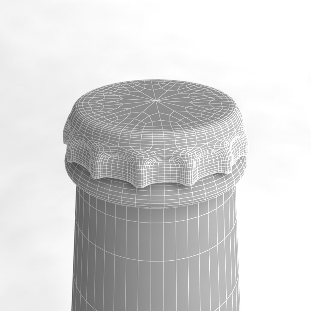 3D beer bottle model - TurboSquid 564304