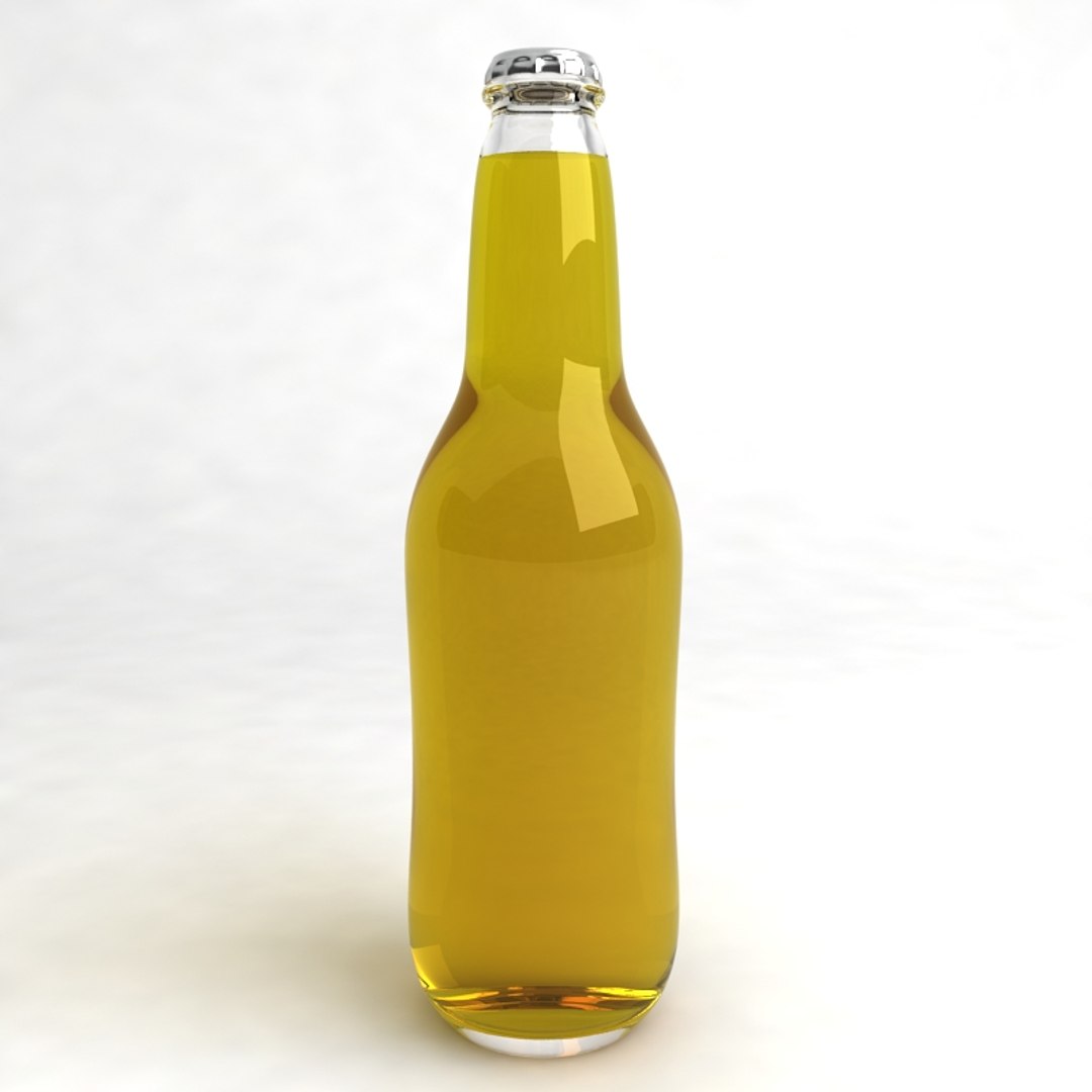 3D beer bottle model - TurboSquid 564304