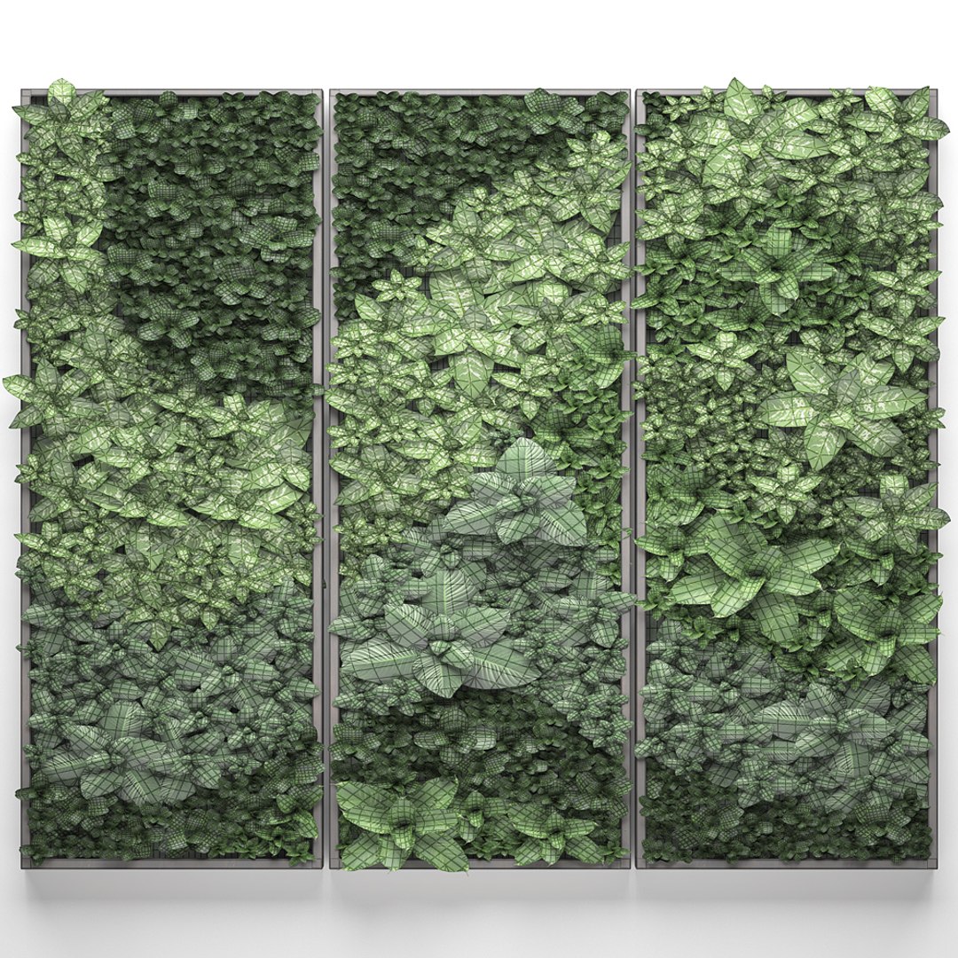 3D Vertical Gardening Model - TurboSquid 1335742