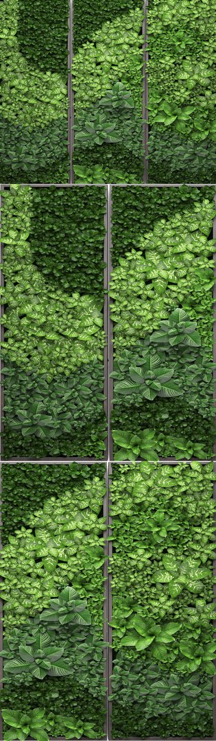 3D Vertical Gardening Model - TurboSquid 1335742