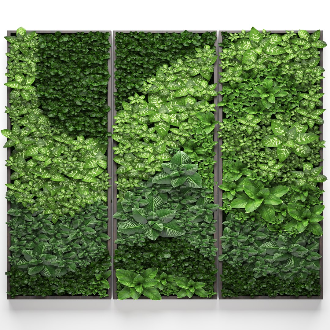 3D Vertical Gardening Model - TurboSquid 1335742