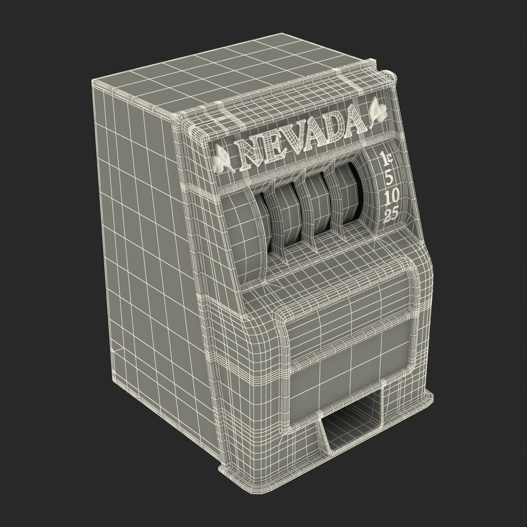 Vintage Slot Machine Model - TurboSquid 1209403