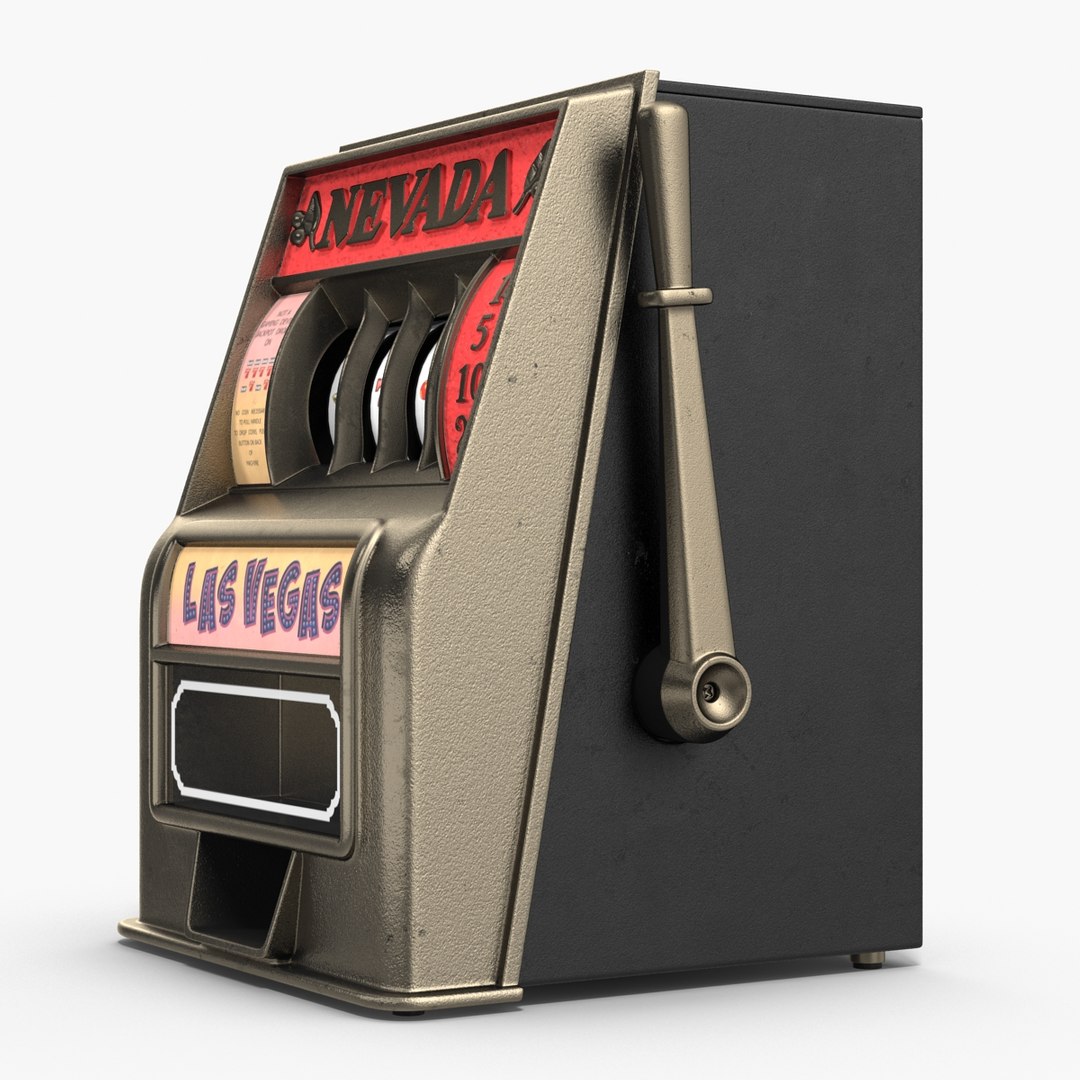 Vintage Slot Machine Model - TurboSquid 1209403