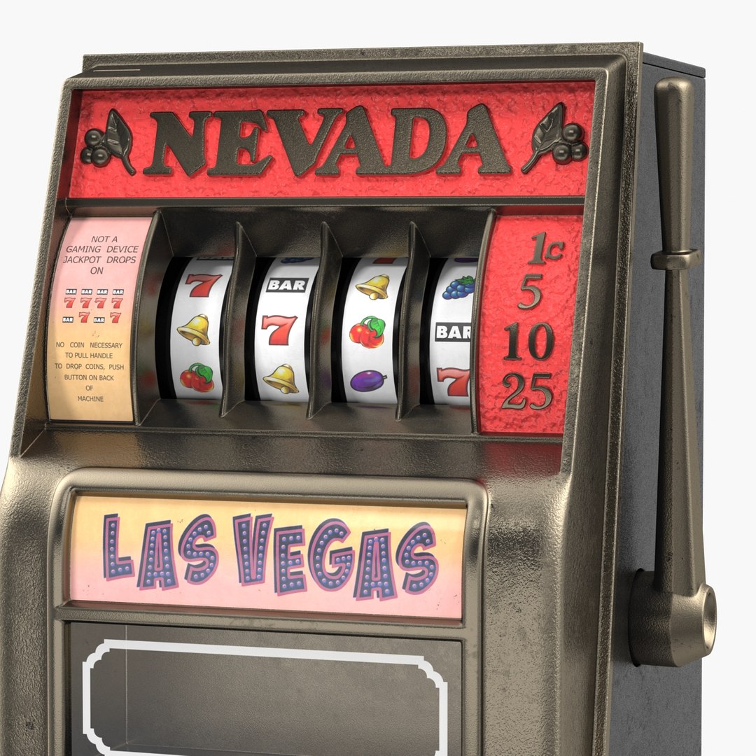 Vintage Slot Machine Model - TurboSquid 1209403