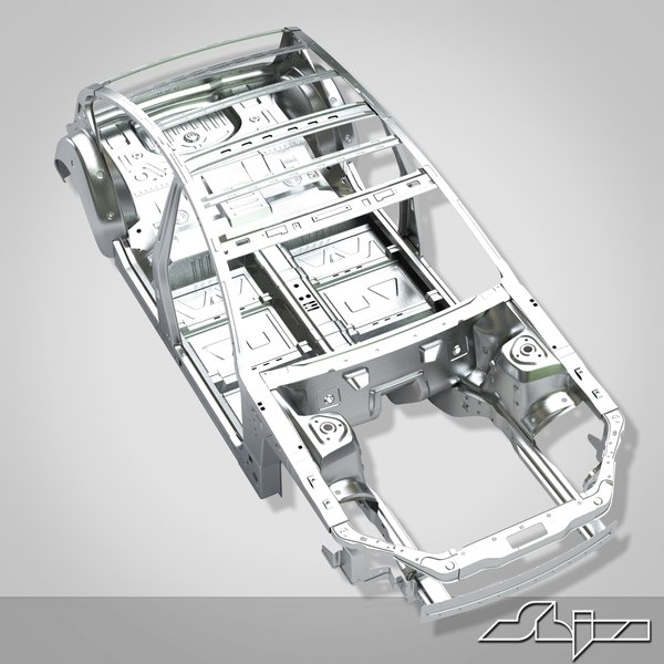 3d model car frame