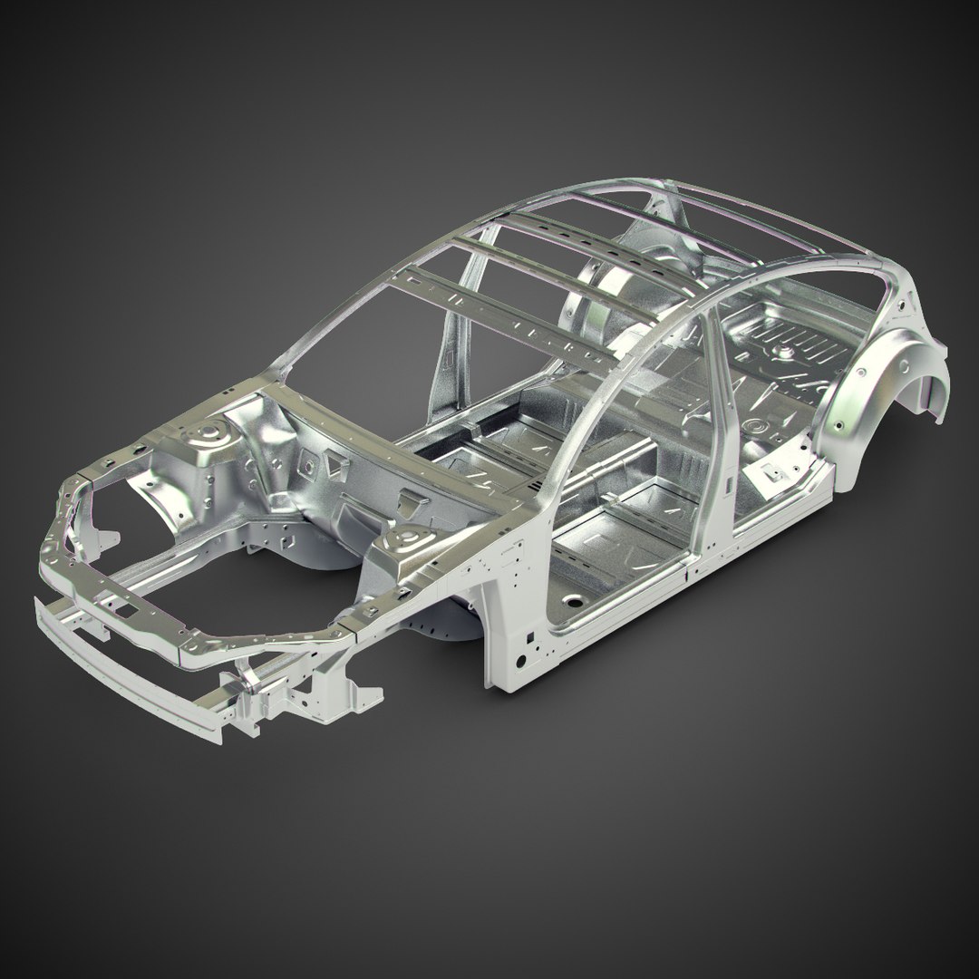 3d Model Car Frame