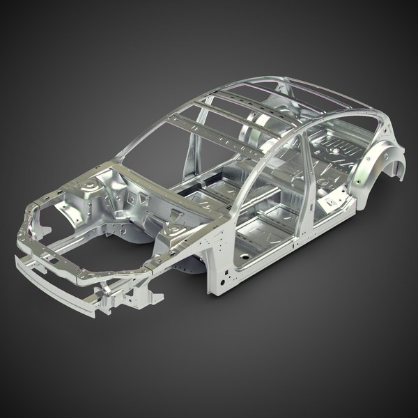 3d model car frame