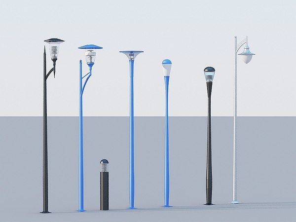 3d model street light
