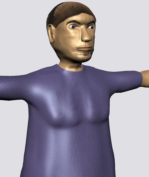 Male character average guy 3D model - TurboSquid 1469450
