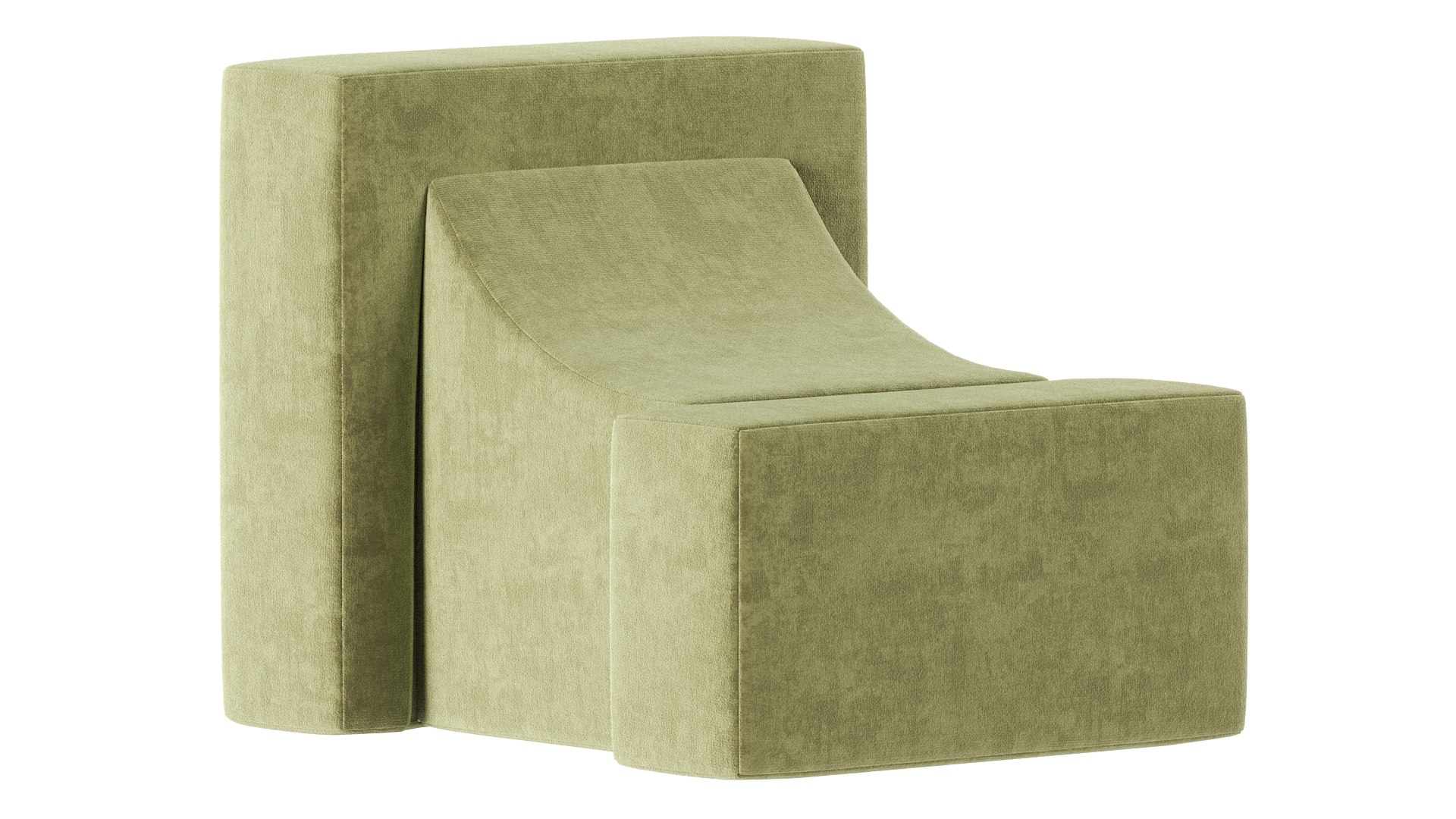 Block Chair 3D - TurboSquid 2096532