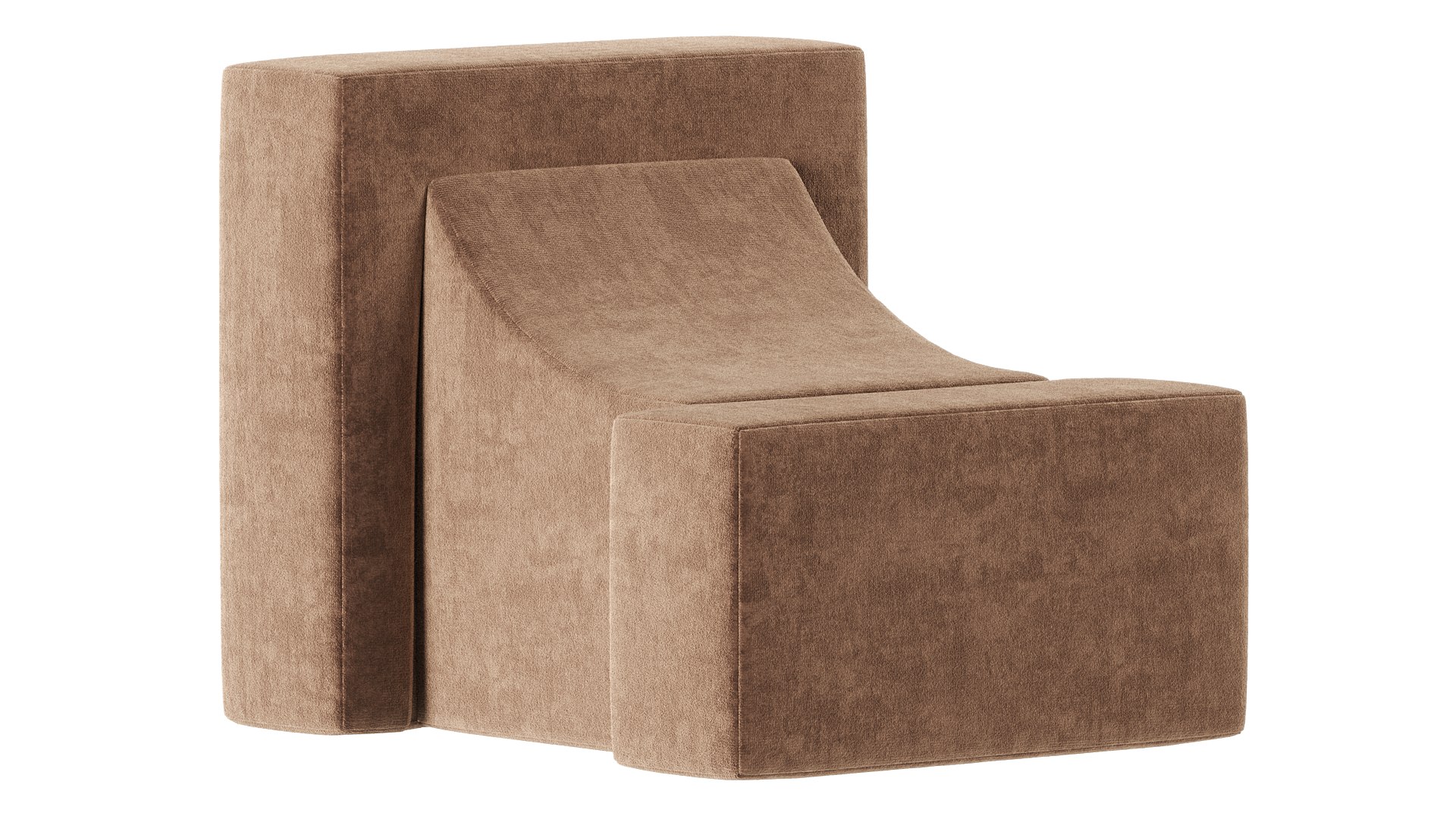 Block Chair 3D - TurboSquid 2096532