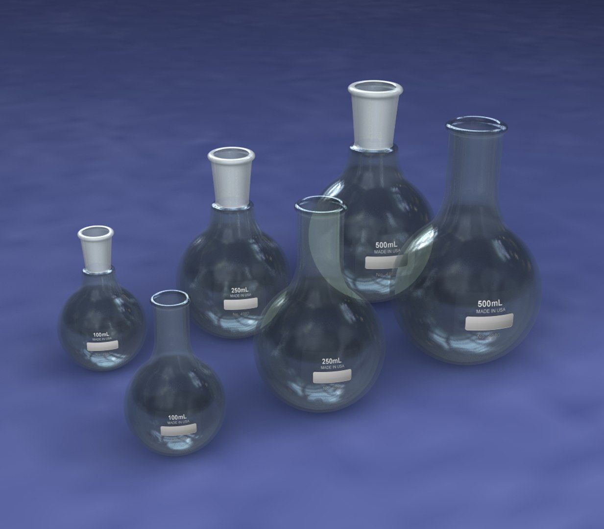 Lwo Flasks 3 100ml 250ml