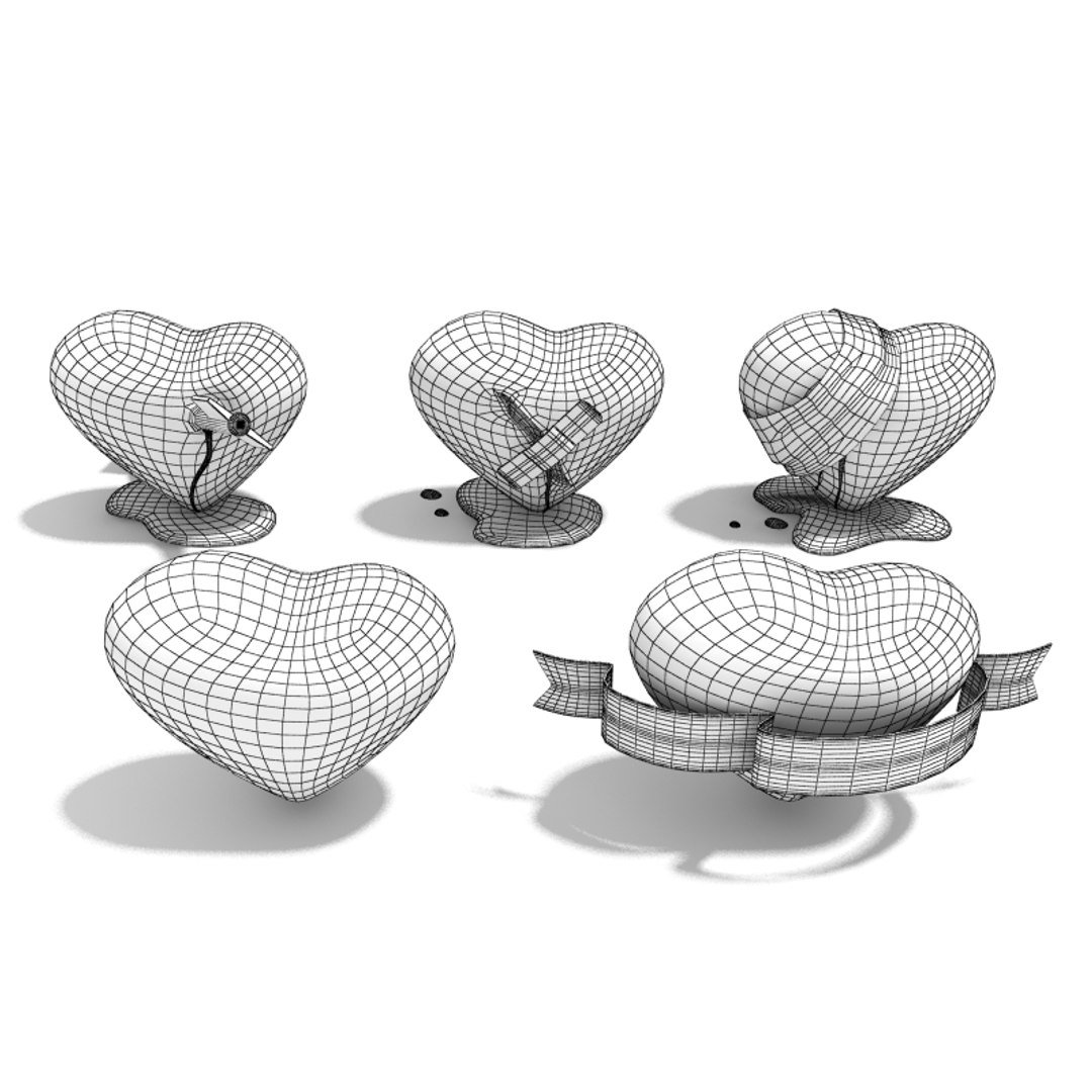 battle hearts 3d max