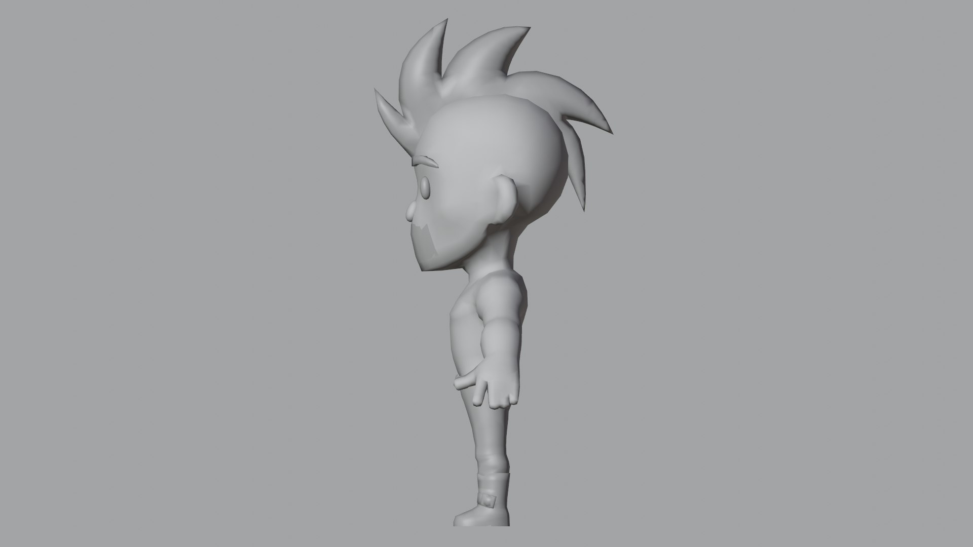 Punk Guy Low Poly 3D model - TurboSquid 1836509