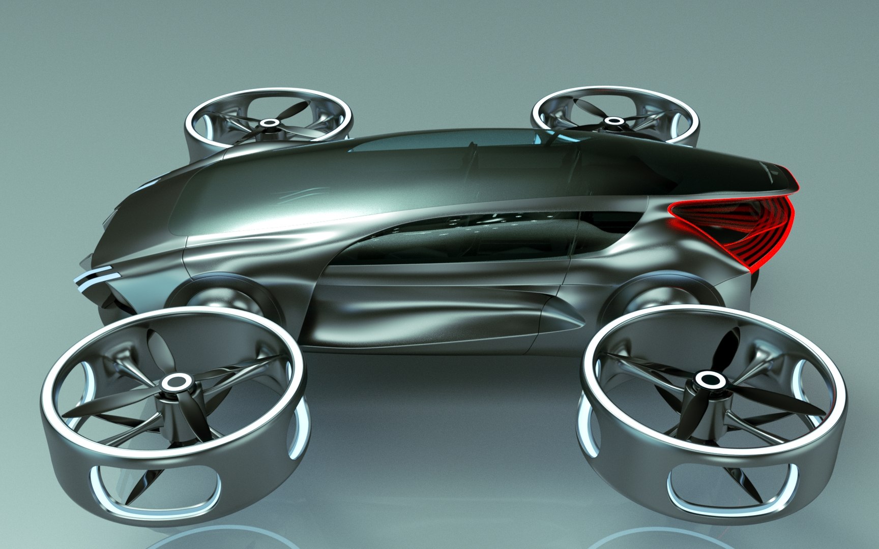 3D Model T Copter Car 61 - TurboSquid 2072604