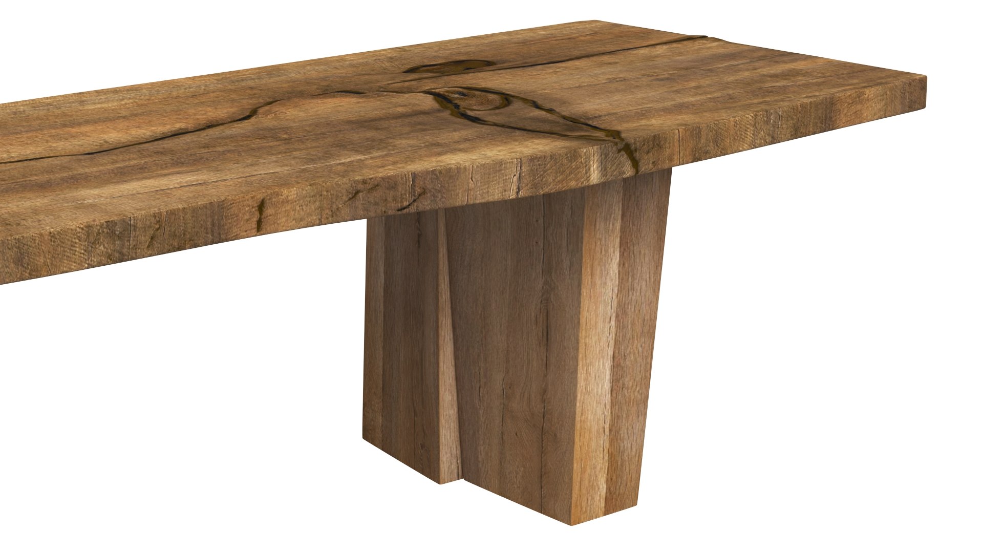 3D Sculpted Massive Dining Table V9 And T-Chairs - TurboSquid 2291490