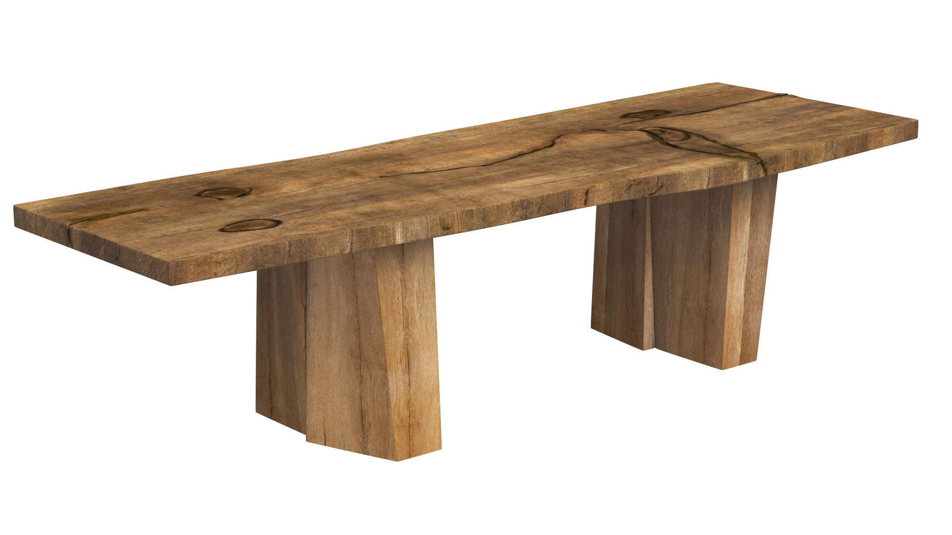 3D Sculpted Massive Dining Table V9 And T-Chairs - TurboSquid 2291490