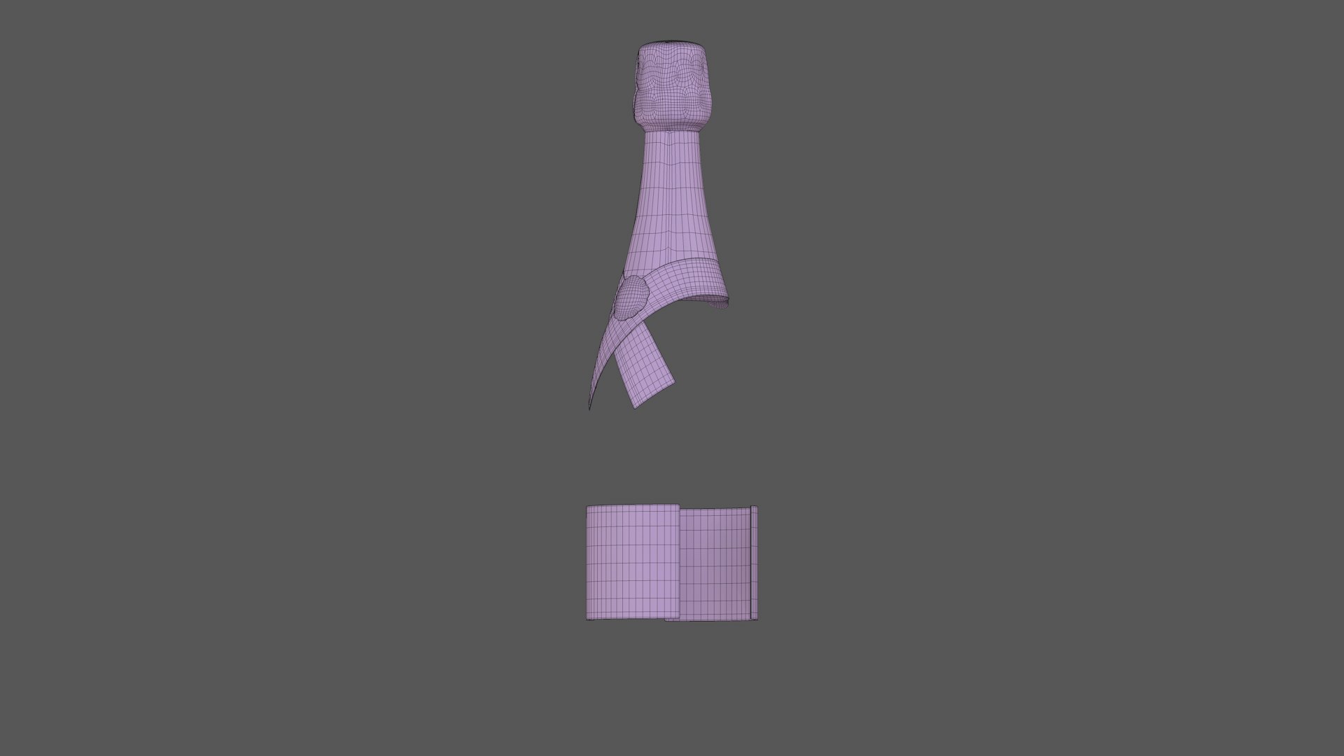 3D Champagne Bottle - Moet Model - TurboSquid 1471259