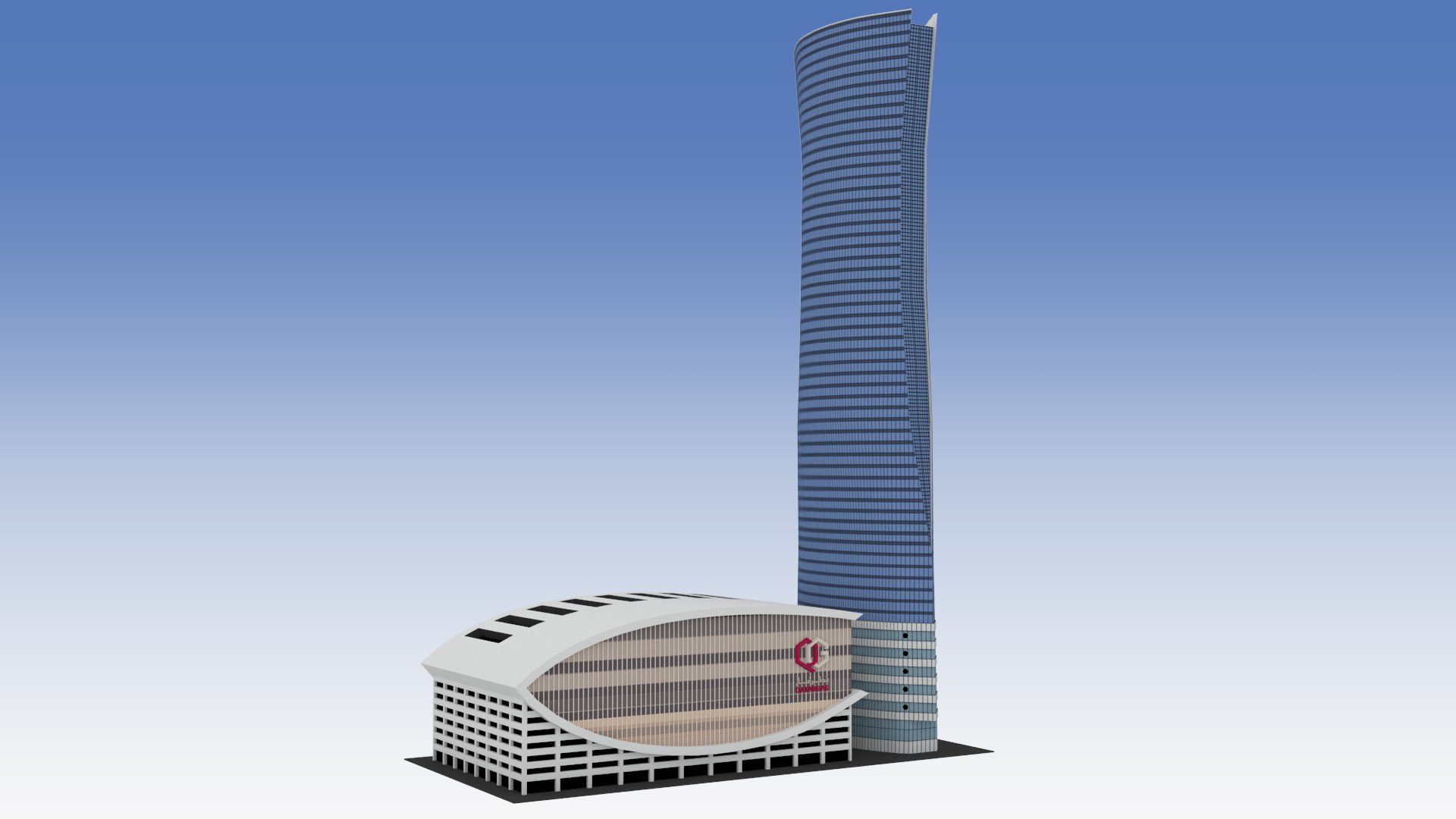 Navigation Tower Qatar Model - TurboSquid 1476604