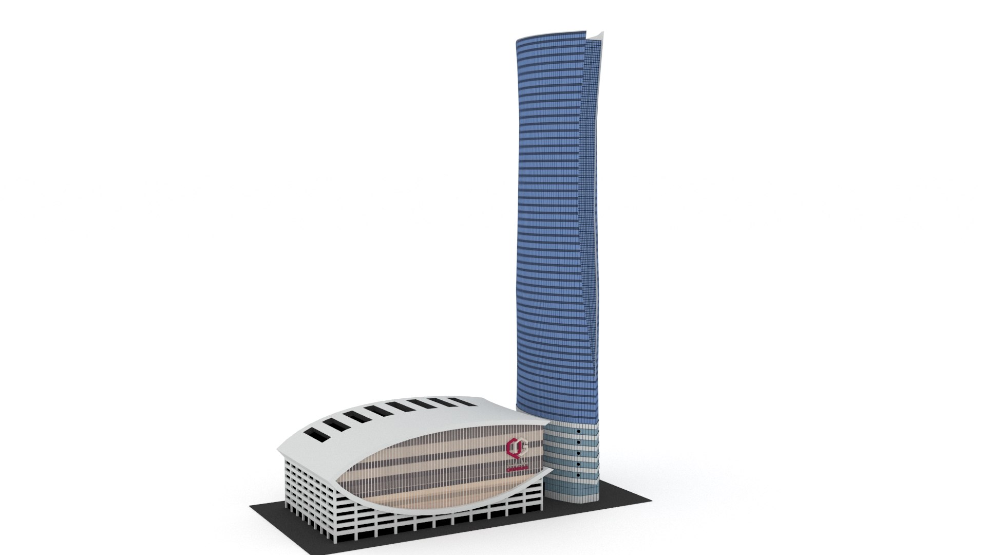 Navigation Tower Qatar Model - TurboSquid 1476604