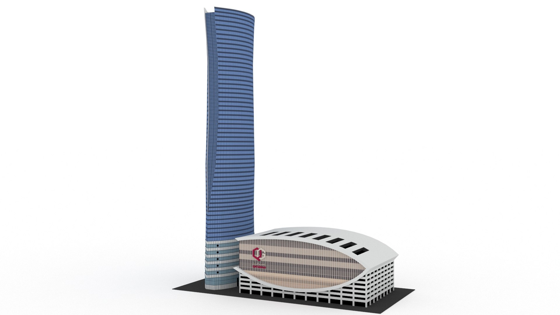 Navigation Tower Qatar Model - TurboSquid 1476604