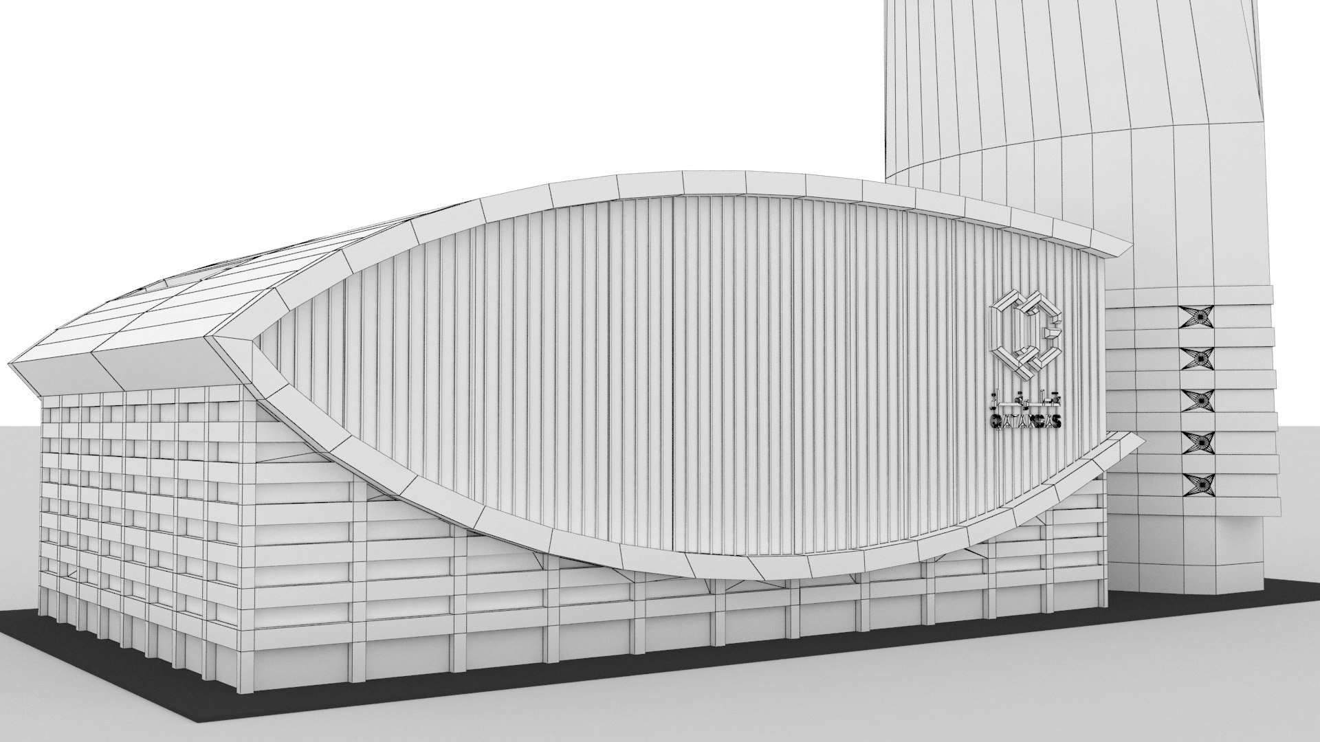 Navigation Tower Qatar Model - TurboSquid 1476604