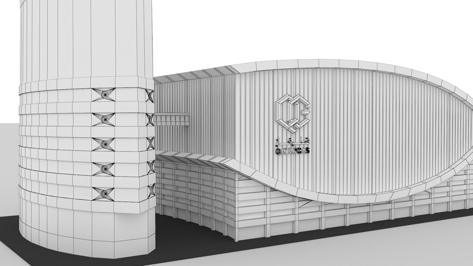 Navigation Tower Qatar Model - TurboSquid 1476604