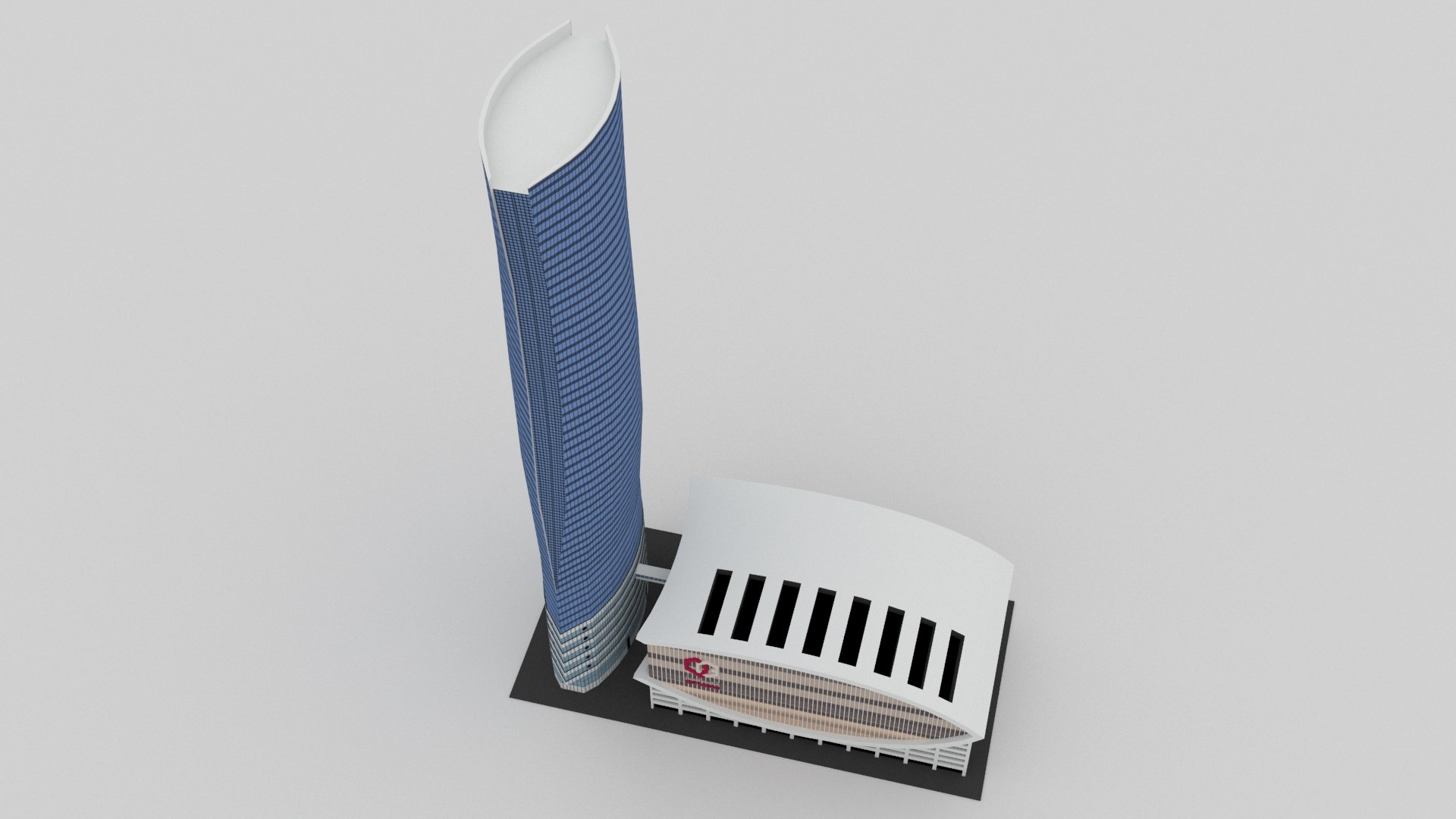 Navigation Tower Qatar Model - TurboSquid 1476604