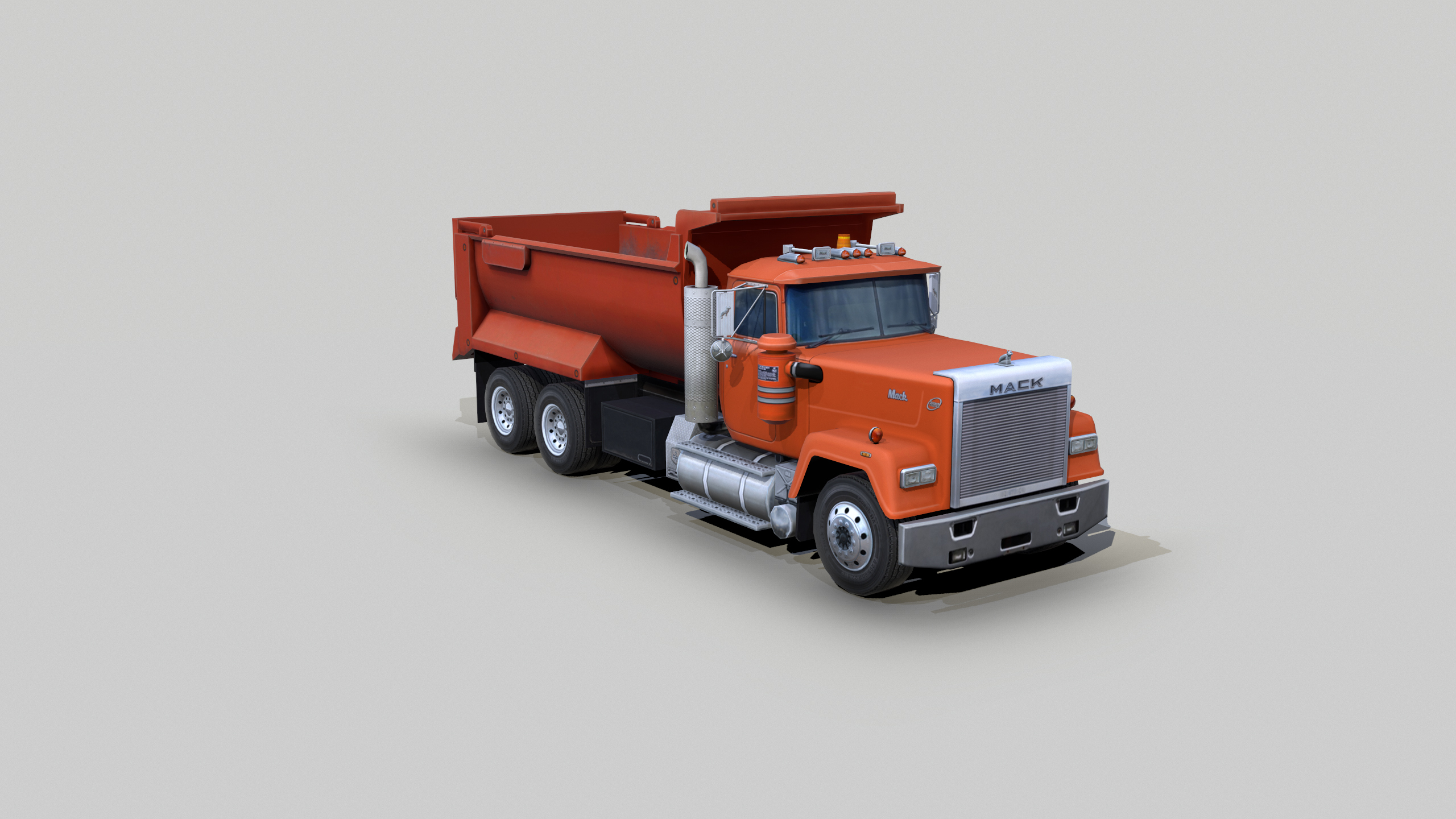 3D Mack RW600 Superliner Dump truck s08 1988 - TurboSquid 1868570