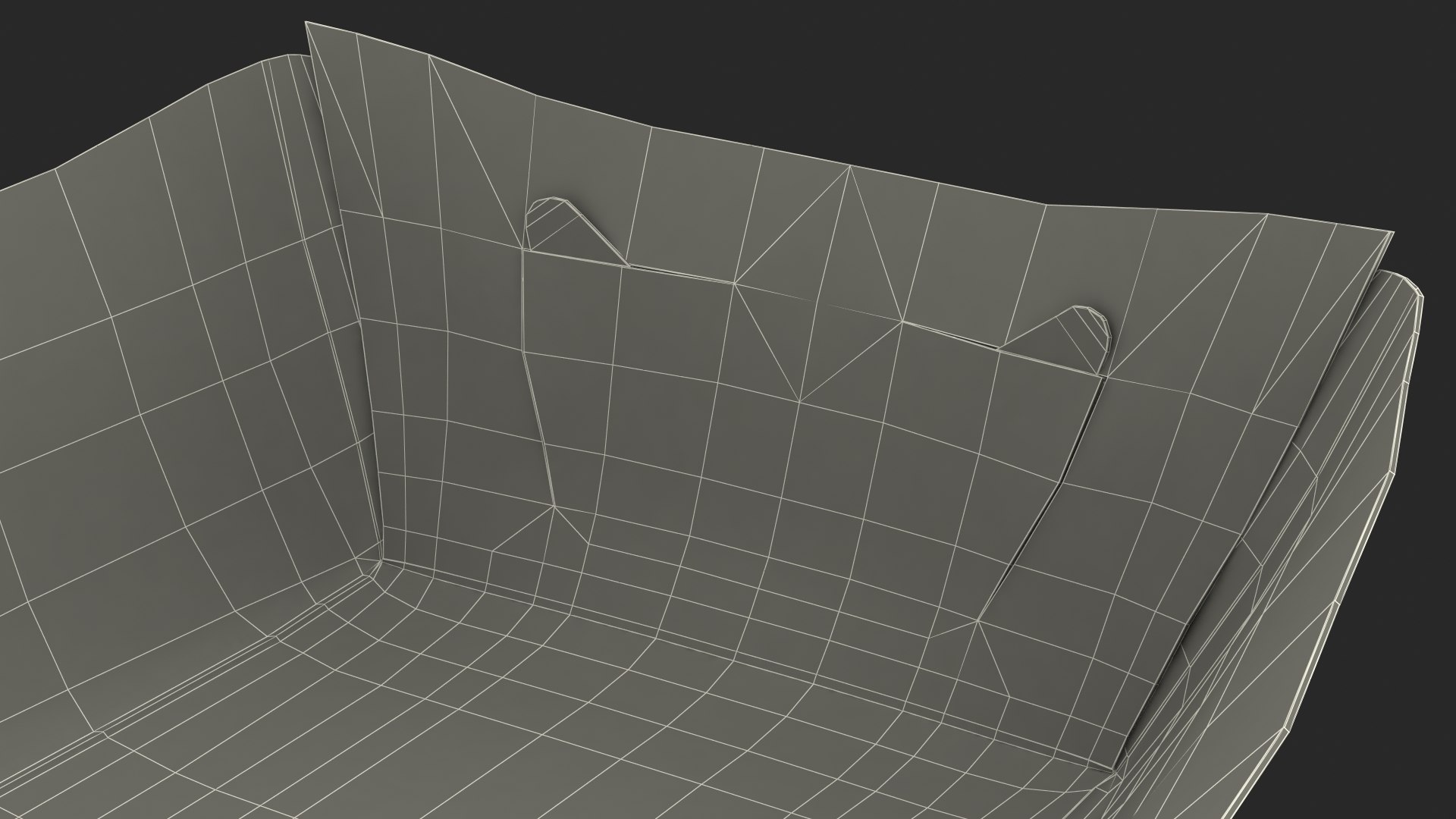 3D Paper Food Boat Red Checker - TurboSquid 1813313