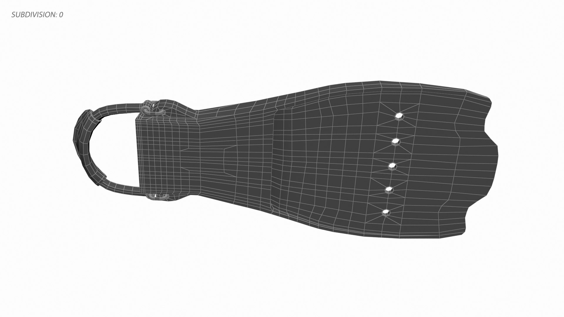 Rubber JET Fins Flippers 3D Model - TurboSquid 2097336