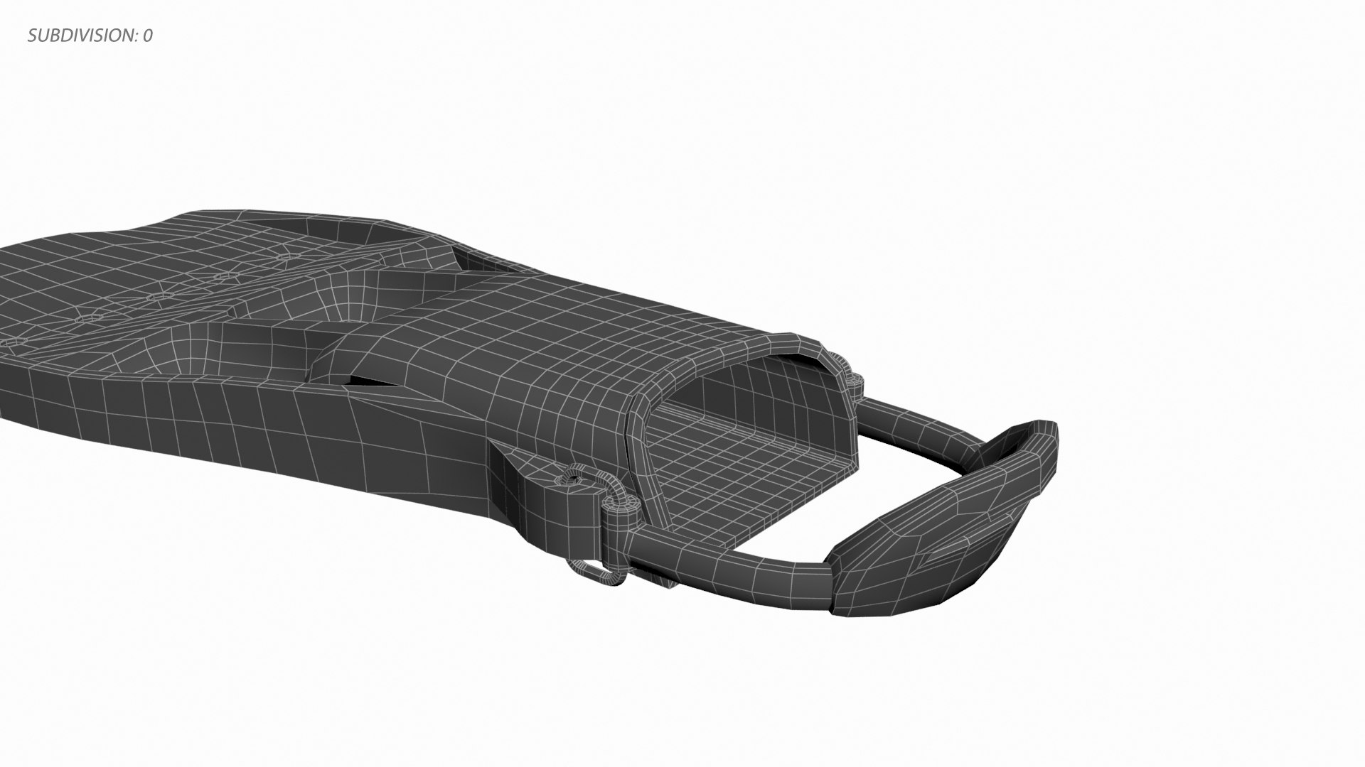 Rubber JET Fins Flippers 3D Model - TurboSquid 2097336