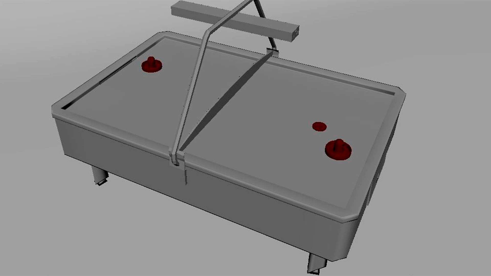 Air Hockey Table 3D Model - TurboSquid 2133864