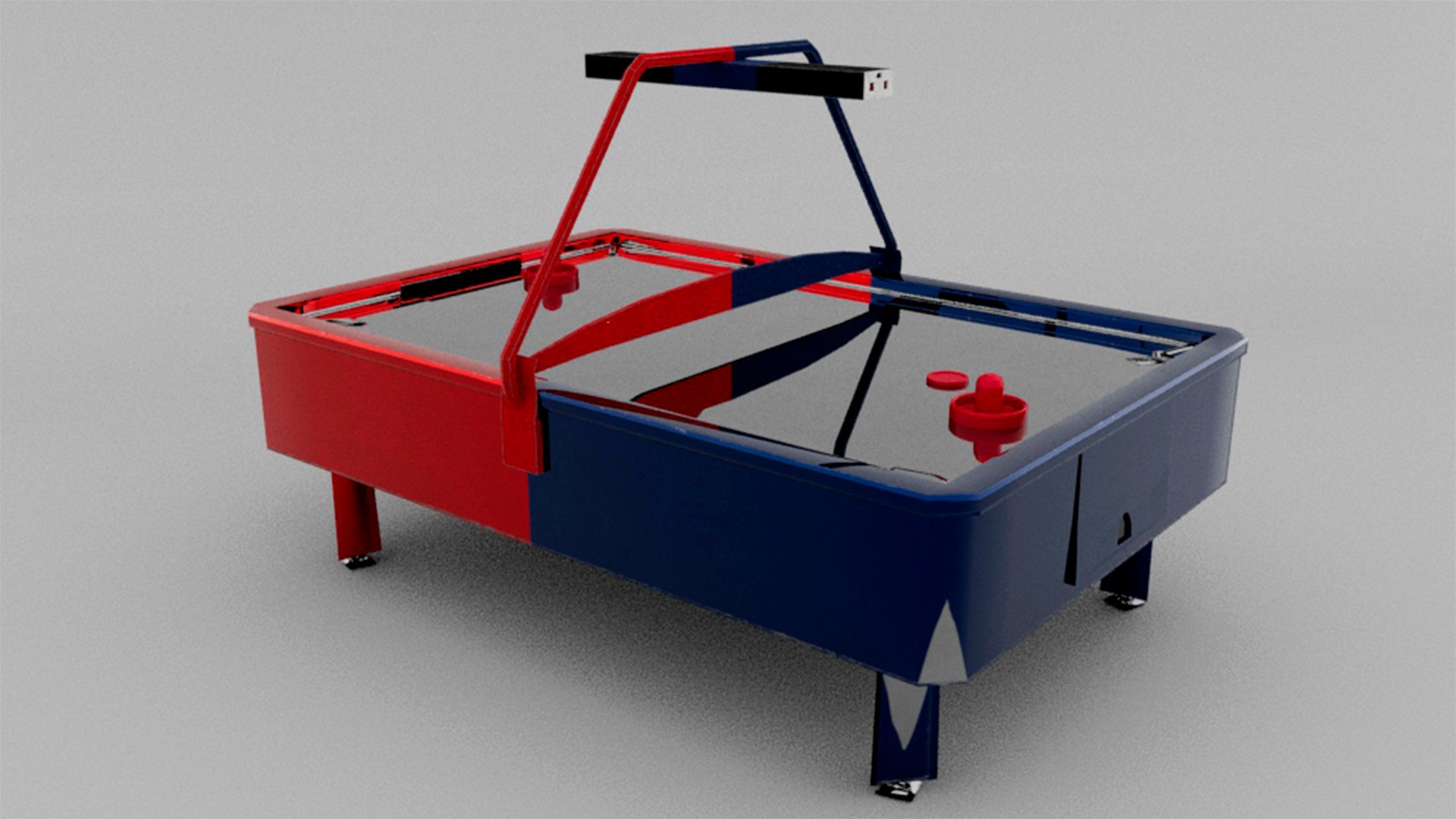 Air Hockey Table 3D Model - TurboSquid 2133864