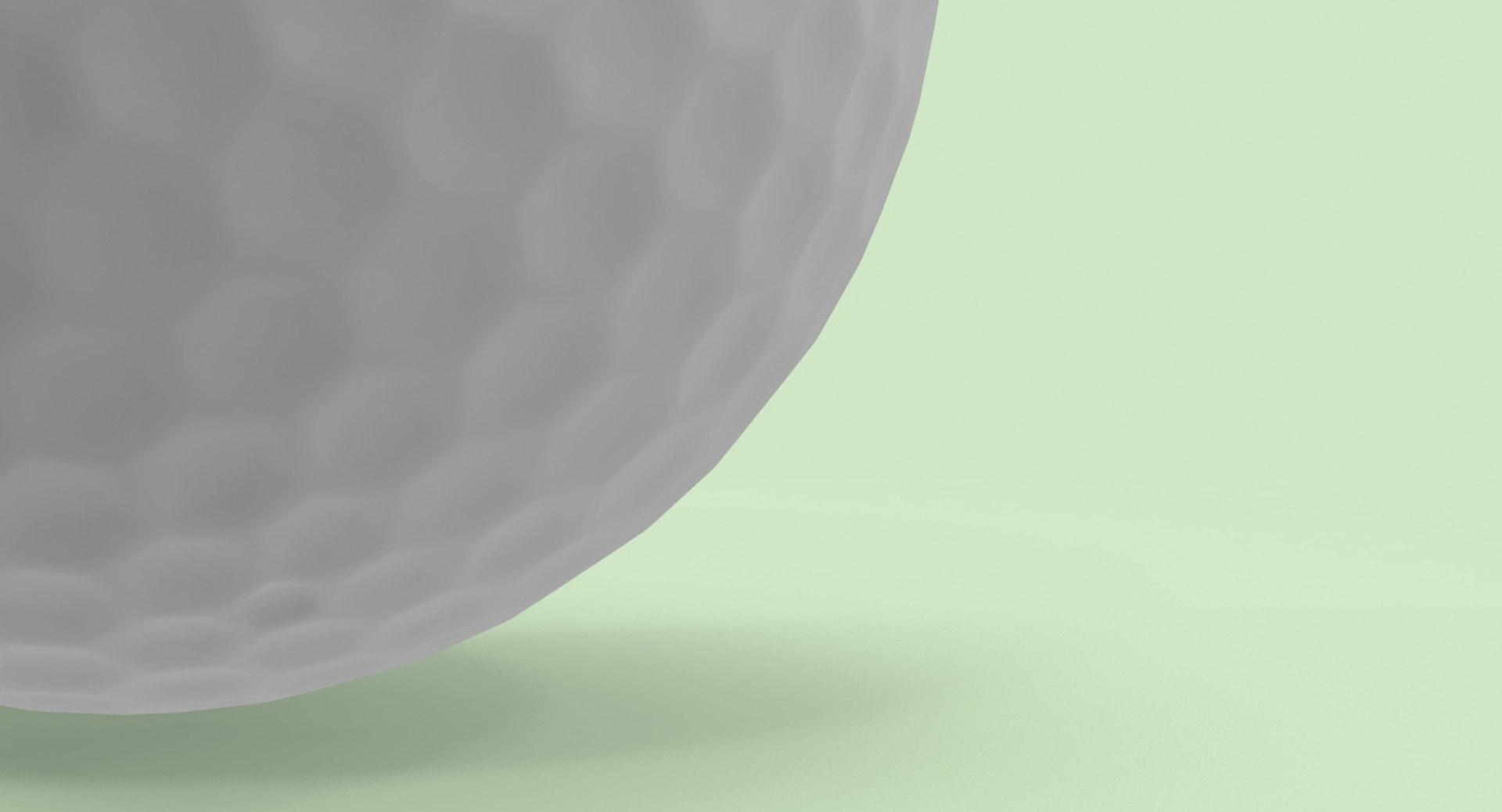 3d Golf Ball Model