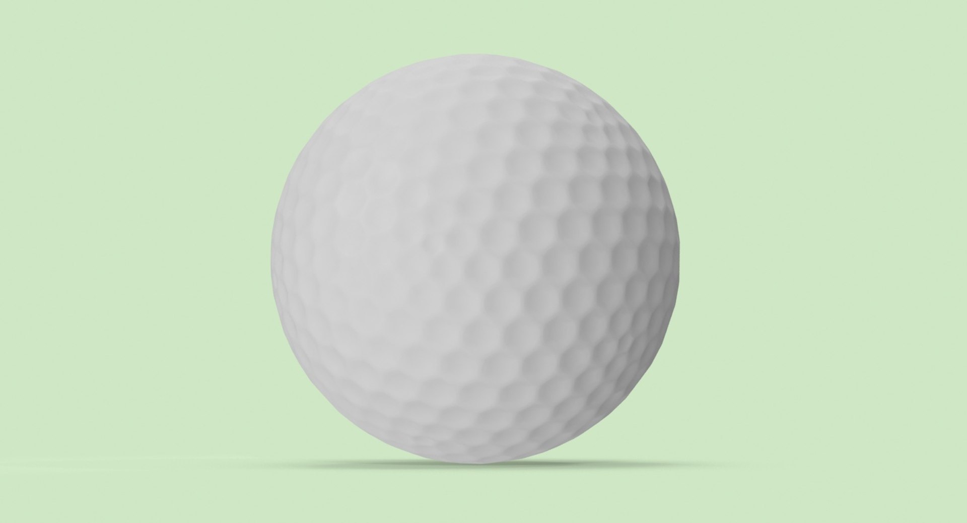 3d Golf Ball Model