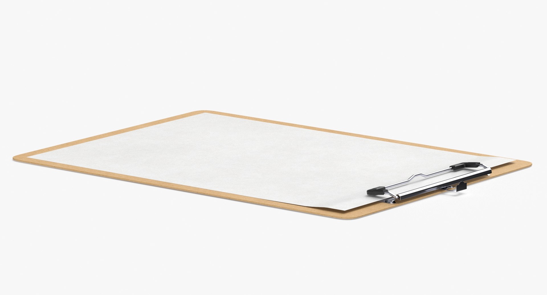 3D Office Stationary Clipboard Type 01 Different Poses Blank And ...