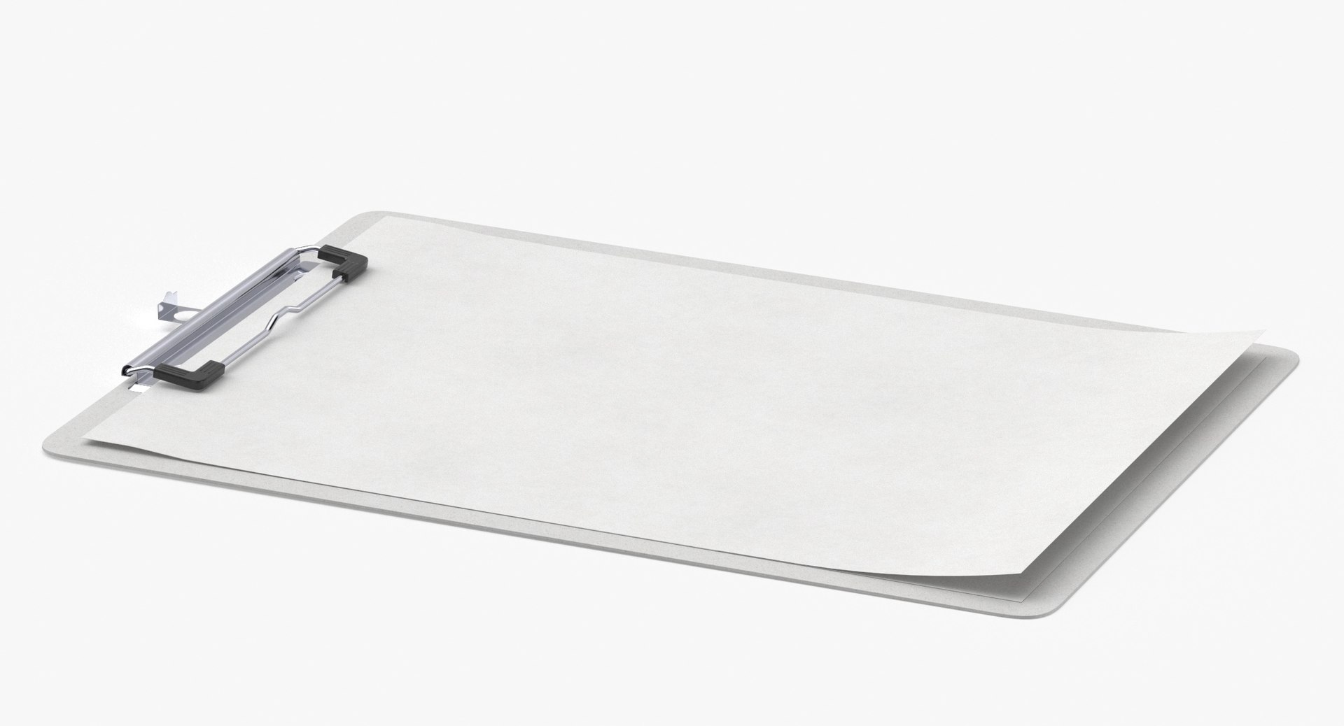 3D Office Stationary Clipboard Type 01 Different Poses Blank And ...