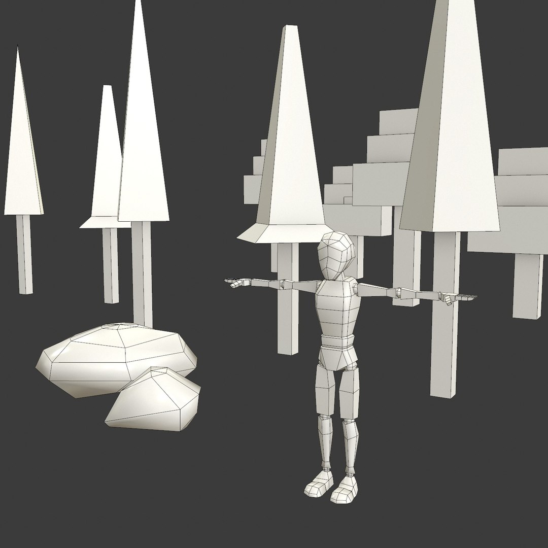 Skinny rag doll character 3D model - TurboSquid 1213852