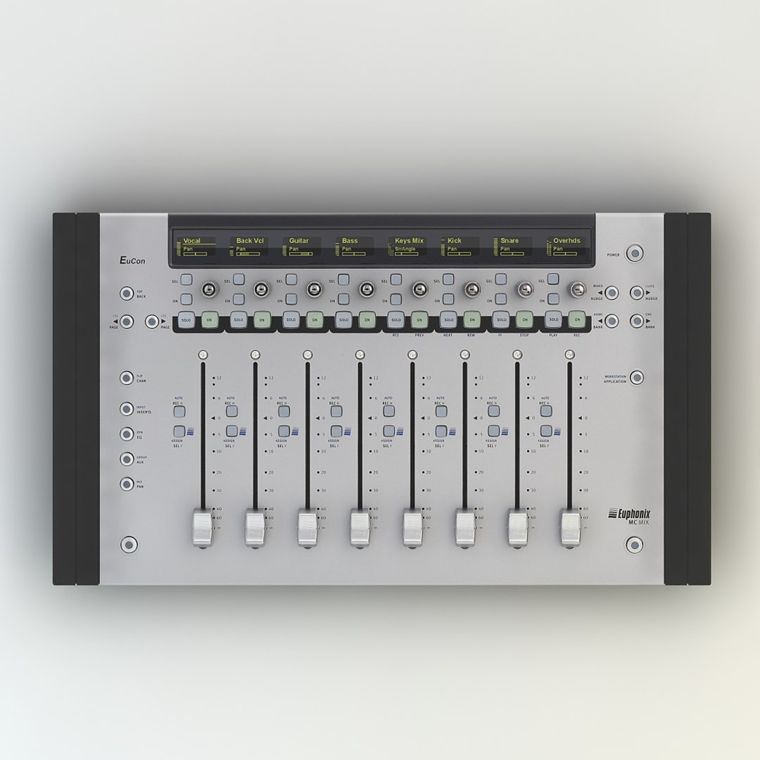 Euphonix Mc Mix Mixer 3ds