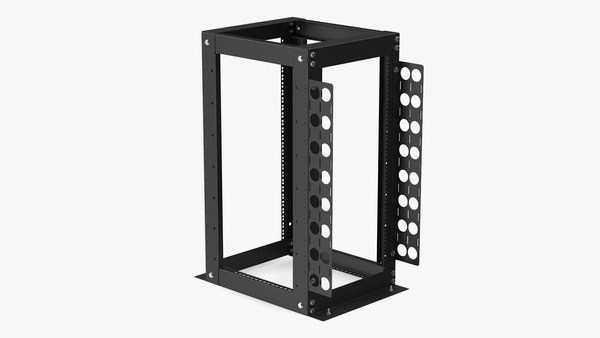 Open Frame Server Rack 24U Empty 3D - TurboSquid 1848981