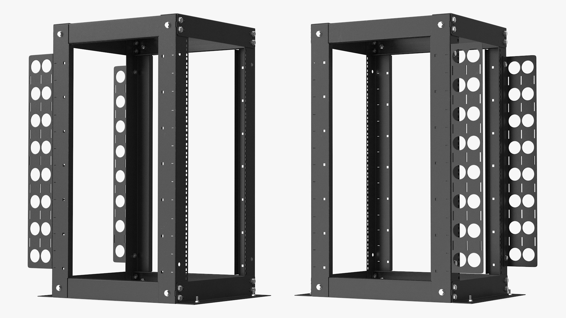 Open Frame Server Rack 24U Empty 3D - TurboSquid 1848981