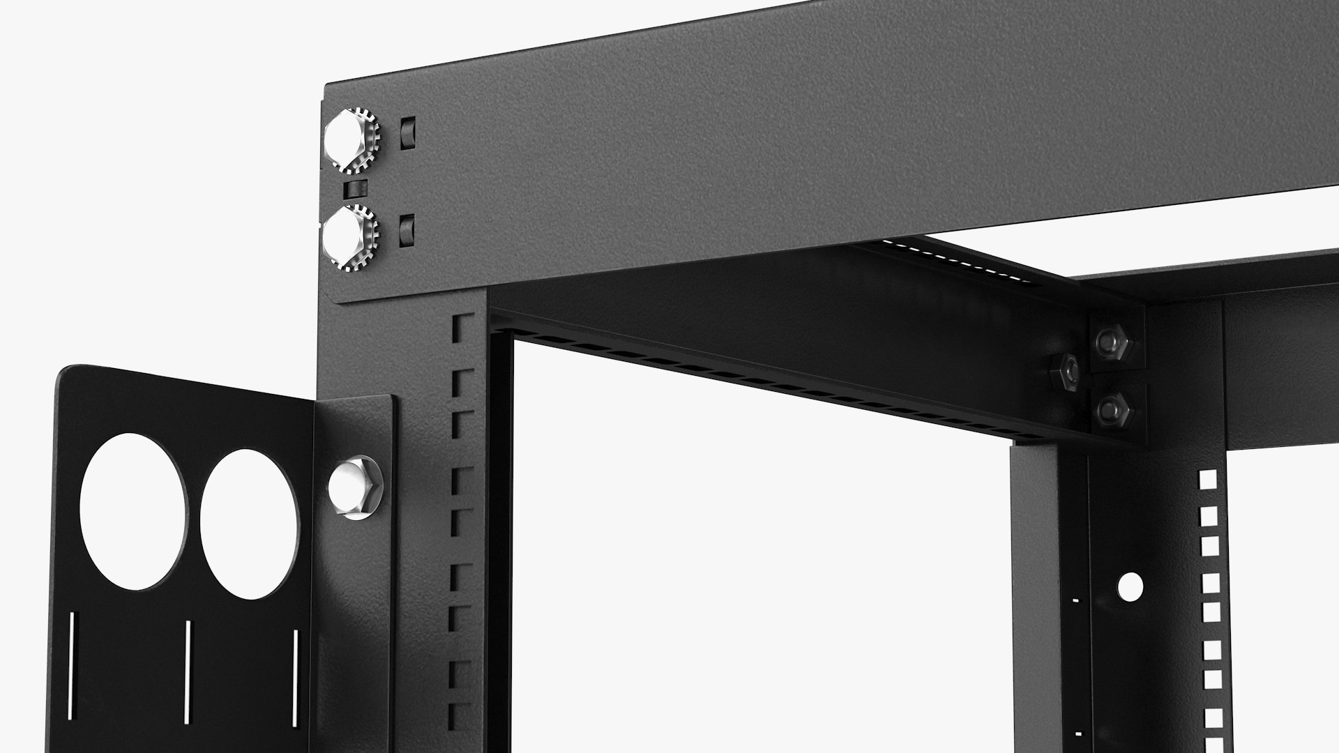 Open Frame Server Rack 24U Empty 3D - TurboSquid 1848981