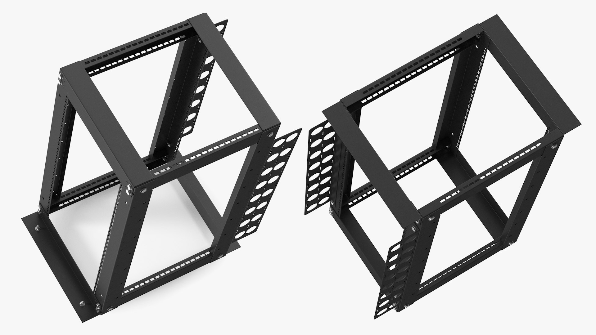 Open Frame Server Rack 24U Empty 3D - TurboSquid 1848981