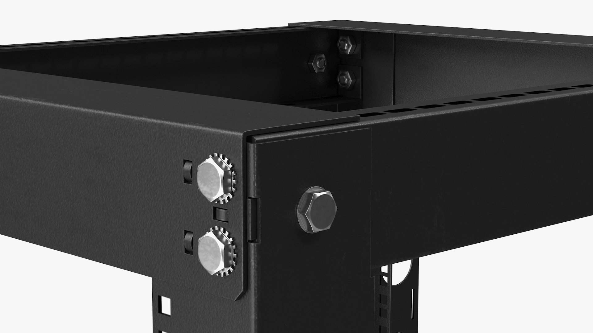 Open Frame Server Rack 24U Empty 3D - TurboSquid 1848981