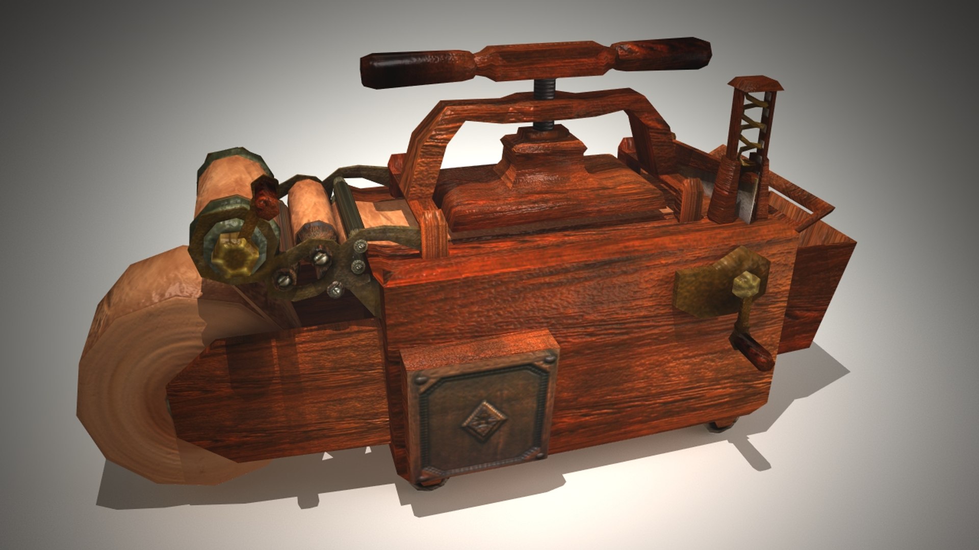 3d Paper Press Model